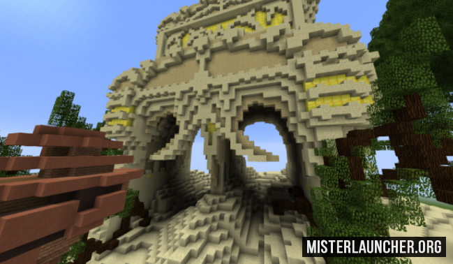 Карта Fierce Snake Demon Temple для Майнкрафт [1.9.4] [1.9.2] [1.9] [1. ...