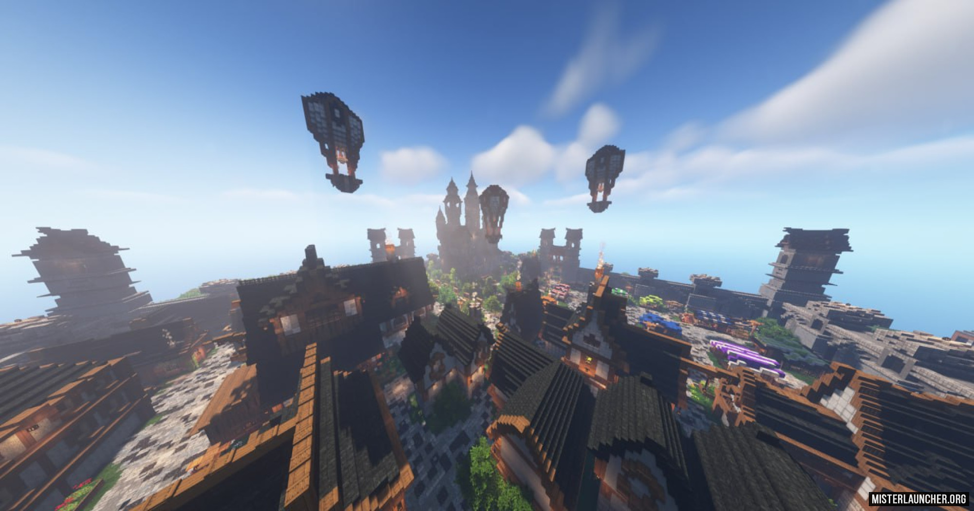 MINEVILLE Королевская Анархия Рейд-режим сервер Майнкрафт / MisterLauncher