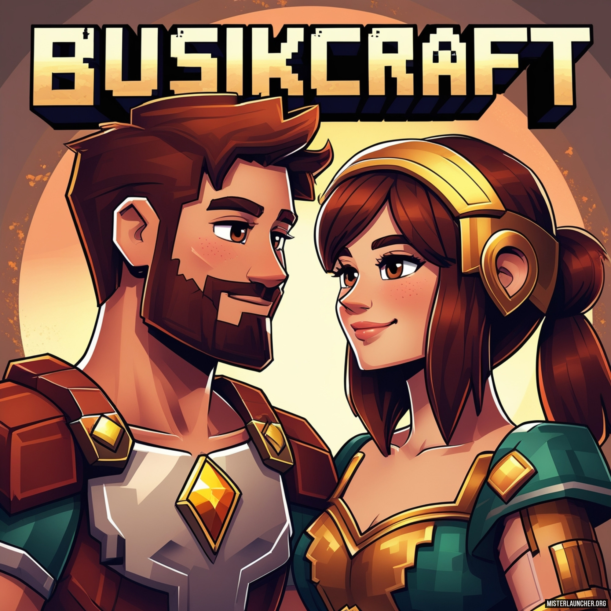 BusikCraft Лучший сервер от Кати и Кирилла сервер Майнкрафт / MisterLauncher